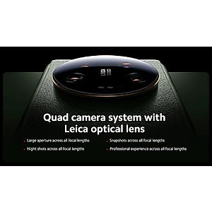 Xiaomi Mi 13 Ultra 5G 1TB 16GB Factory Unlocked (GSM Only | No CDMA - not Compatible with Verizon/Sprint) China Version - Black