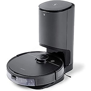 ECOVACS Robotics - DEEBOT T8+ Vacuum & Mop Robot with Advanced Laser Mapping and 3D Obstacle Detection & Avoidance - Grey (Renewed)
