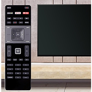 XRT122 Replace Remote Control fit for VIZIO TV D24-D1 D24H-E1 D28H-D1 D32-D1 D32F-E1 D32H-D1 D32X-D1 D39F-E1 D39H-D0 D40-D1 D40F-E1 D40U-D1 D43-D1 D43-D2 D43-E2 D43F-E1 D43F-E2 E65-C3