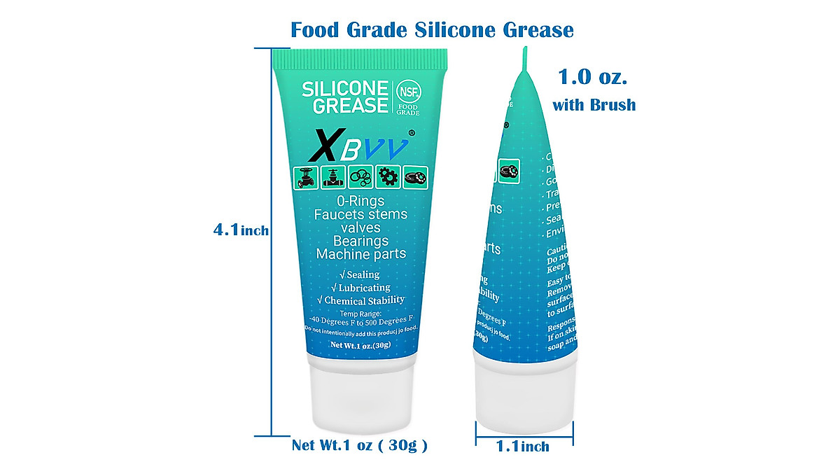 XBVV Silicone Grease for Faucets - 2-Pack 1 oz
