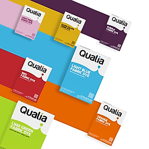 Qualia All Purpose Powder Fabric Dye, Easy to Use Dye for Natural Fabrics: Cotton, Wool, Silk, Wood, & Linen, Ultra Concentrated Colors, Brown, 3 Pack