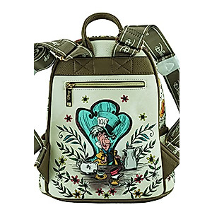 Wondapop Disney Alice in Wonderland 11" Vegan Leather Fashion Mini Backpack