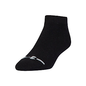 Under Armour Men's Charged Cotton No Show Socks, Black, Large