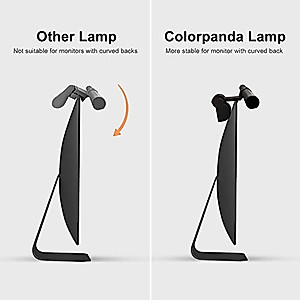Colorpanda Monitor Light Bar, Monitor Light Lamp with Touch Control, No Screen Glare Dimmable Desk Lamp Computer Monitor Light Bar for Screen Home Office