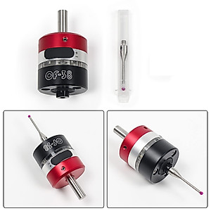 CNCTOPBAOS CF-38 3D Trigger Edge Finder to Find Machining Center,CNC Milling Machine 3d Touch Probe Three-Coordinate Waterproof Precision Probe Centring Rod Tool Setter with Tip