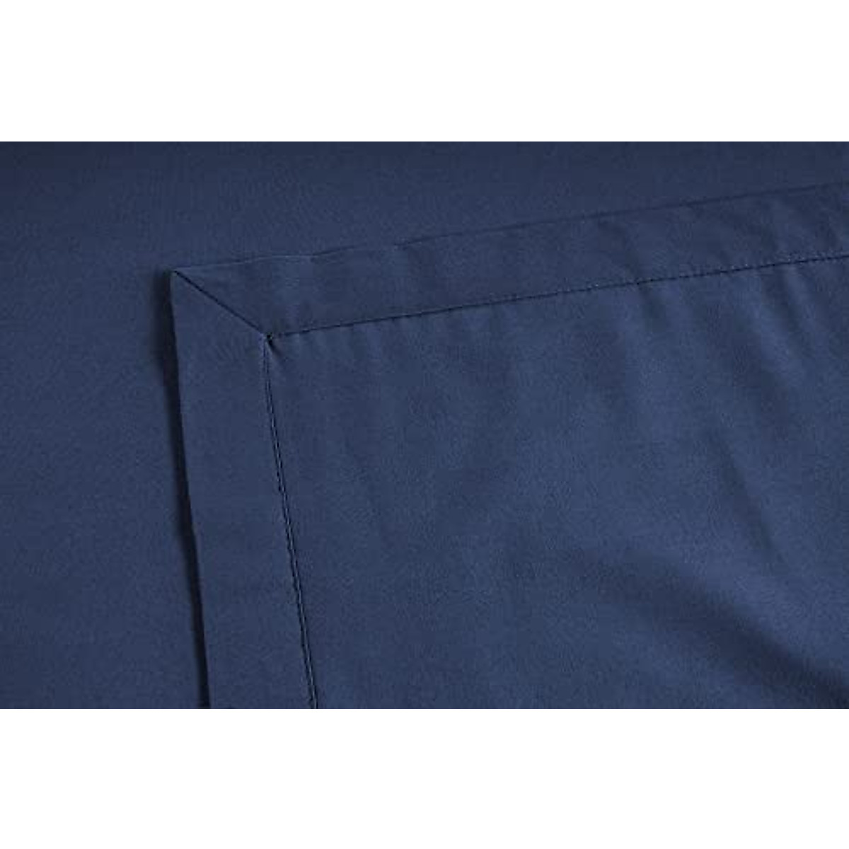 LANE LINEN Navy Blue Twin Blanket for Bed – 100% Cotton 320GSM Lightweight Soft Cozy 3-Layer Oversized Cooling Summer Throw Durable Breathable All Season Percale Weave 68”x90”
