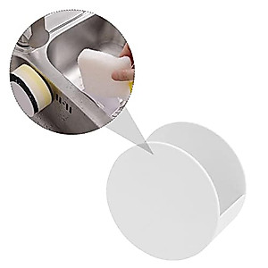 YARNOW 4pcs Storage Rack Coat Rack Shelf Wall Hanging Shelves Sink Shelf Kitchen Sink Organizar Sink Organizer Caddy Bathroom Shelf Storage Kitchen Sink Storage Holder Draining Rack White