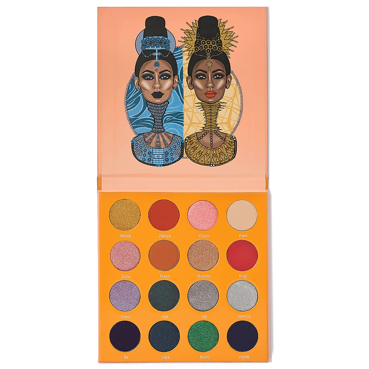 Juvia's Place The Magic Mini - Bright and Bold Red, Shades of 16, Eyeshadow Palette, Professional Eye Makeup, Pigmented Eyeshadow Palette, Makeup Palette for Eye Color & Shine