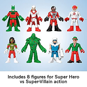 Imaginext DC Super Friends Advent Calendar, Christmas Gift Of 24 Figures & Accessories For Preschool Kids Ages 3+ Years