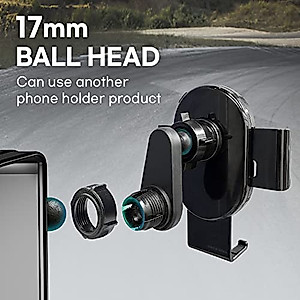 FICS EV6 Mobile Phone Holder — Designed to Fit Perfectly Only in The KIA EV6 — Supports iPhone SE, 12, 13, 14, 14 Max/Galaxy/Razr