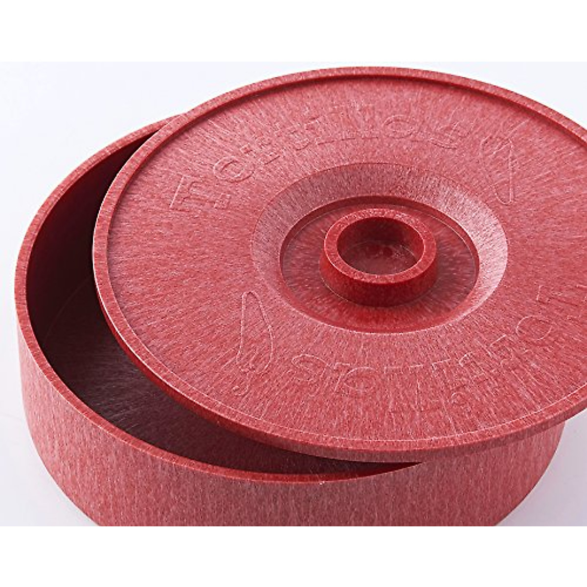 Tortilla Warmer - Tortilla Server -Pancake Keeper -One Large & One Small Combination - Food Container - Perfect for Keeping Tortillas, Pancakes, Waffles Warm -Microwave Save (Red)