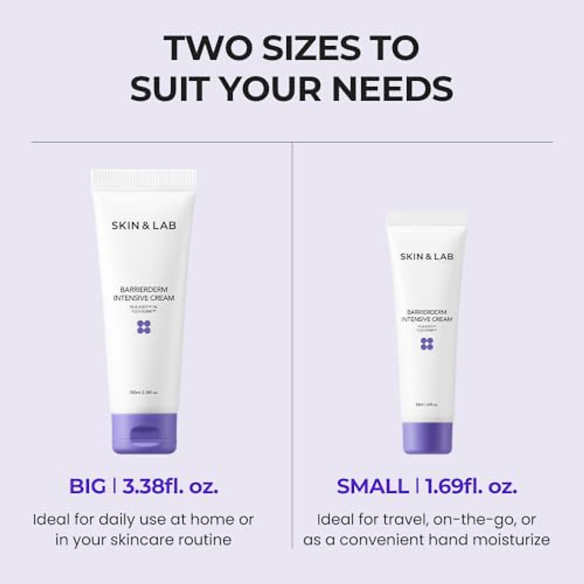 [SKIN&LAB] Barrierderm intensive cream, moisturizing,gentle, light texture, face and body (1.69 fl oz.)