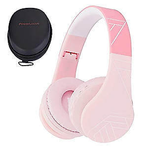 PowerLocus Bluetooth Headphones for Kids, Wireless Foldable Headphones Over Ear, Headphone with Microphone, 85DB Volume Limit, Wireless and Wired Headset with Micro SD, FM for Cellphones, Tablets, PC