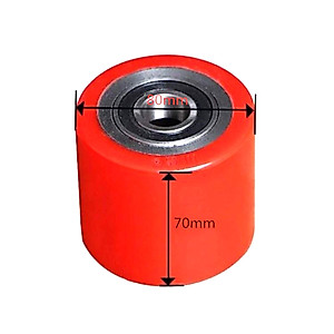 Machinery Skate, 2.5T/5500lbs Fixed Steel Machinery Roller Mover w/Strong Rigid PU Roller & Rubber Surface, Heavy Duty Machine Dolly Skate for Industrial Moving Equipment