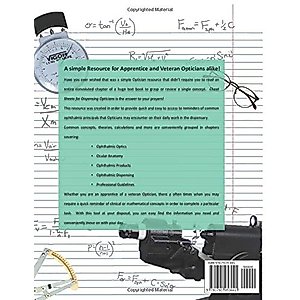 Cheat Sheets for Dispensing Opticians: Quick Optical Concept Reference Guide (Workbooks For Apprentice Opticians)