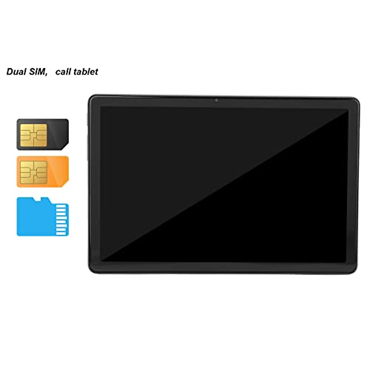 TabletPC, 10.1inHDTablet 1200x1920 Resolution 4GCalling 5G2.4G Dual Band for Video for Gaming for Android11 US Plug