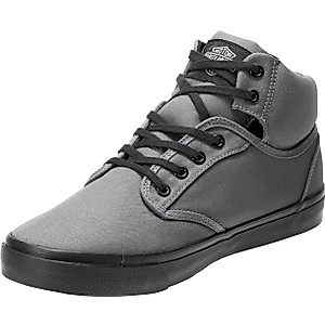 Harley-Davidson Men's Wrenford Canvas Motorcycle Casual Sneaker, Grey, 9