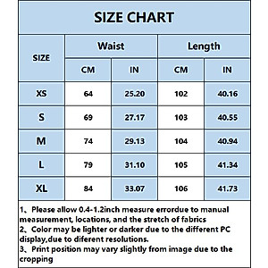 Clearance Women 6 Pockets High Waisted Cargo Pants Wide Leg Casual Pants Combat Military Trouser