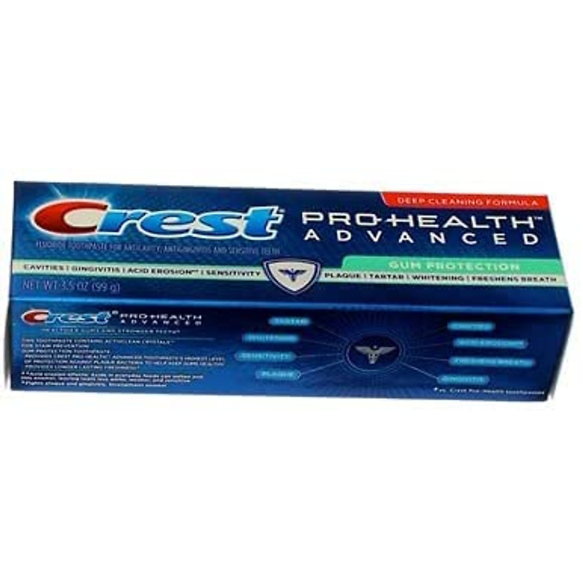 Crest Pro-Health Advanced Fluoride Toothpaste Gum Protection - 3.5 oz, Pack of 6