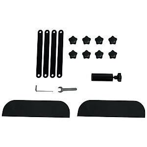 2) Rockville RTP-GO Black Portable Collapsible DJ Totem Light Stands+Bags+Scrims