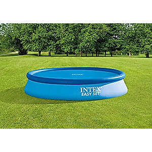 INTEX 28012E Solar Pool Cover: For 12ft Round Easy Set and Metal Frame Pools – Insulates Pool Water – Reduces Water Evaporation – Keeps Debris Out – Reduces Chemical Consumption