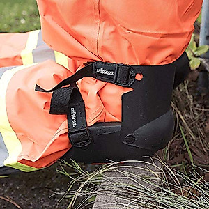 Sellstrom HYBRID Ultra Flex III KneePro Knee Pads With Built-In Gel Pack For Max Comfort And Durability - For Men And Women,Black/orange