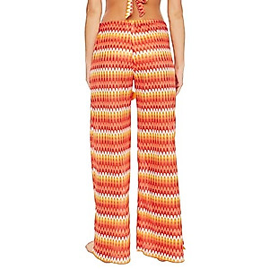 Trina Turk Women's Standard Sunray Slit Pant, Multi, X-Small