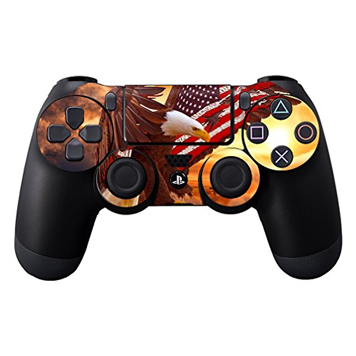 MightySkins Skin Compatible with Sony PS4 Controller - Bald Eagle | Protective, Durable, and Unique Vinyl Decal wrap Cover | Easy to Apply, Remove, and Change Styles | Made in The USA