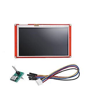 Ferwooh 7.0" NX8048P070 Nextion Intelligent HMI USART UART Serial TFT LCD Display Module Resistive Touch Screen Pannel Resistive LCD Touchscreen (NX8048P070-011R)