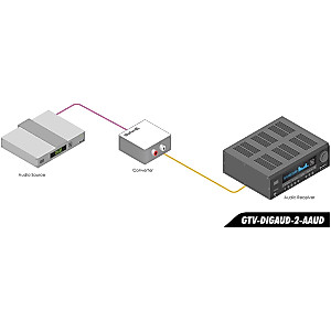 Gefen Digital Audio To Analog Audio Adapter/Converter (GTV-DIGAUD-2-AAUD)