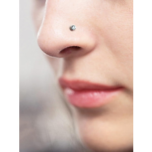 Mayhoop Fake Nose Ring Faux Nose Ring Fake Nose Ring Hoop Fake Nose Ring Stud Fake Nose Piercing for Women Men