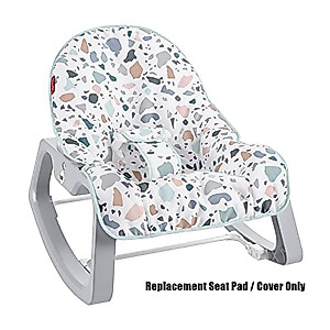 Replacement Part for Fisher-Price Infant-to-Toddler Rocker - GKH64 ~ Rocking Chair Replacment Seat Pad/Cover ~ Pacific Pebble Print