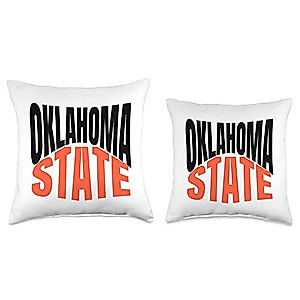 States Of USA Pride of Oklahoma State Throw Pillow, 16x16, Multicolor