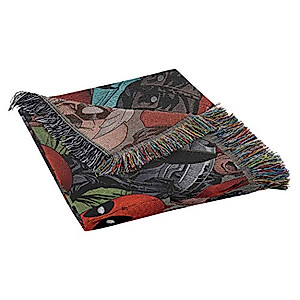 Marvel's Deadpool, "We Are All Here" Woven Tapestry Throw Blanket, 48" x 60", Multi Color