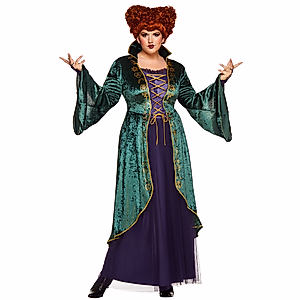 Spirit Halloween Hocus Pocus Adult Winifred Sanderson Costume | Officially Licensed | Witch Cosplay | TV and Movie Costume