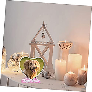 TEHAUX 3 Pcs Photo Frame Mold Silcone Molds Photo Frame Making Supplie Resin Photo Frame Molds Tray Resin Mold Tray Mold Heart Silicone Mold Casting Mold Photo Frame Making Mold DIY Mold