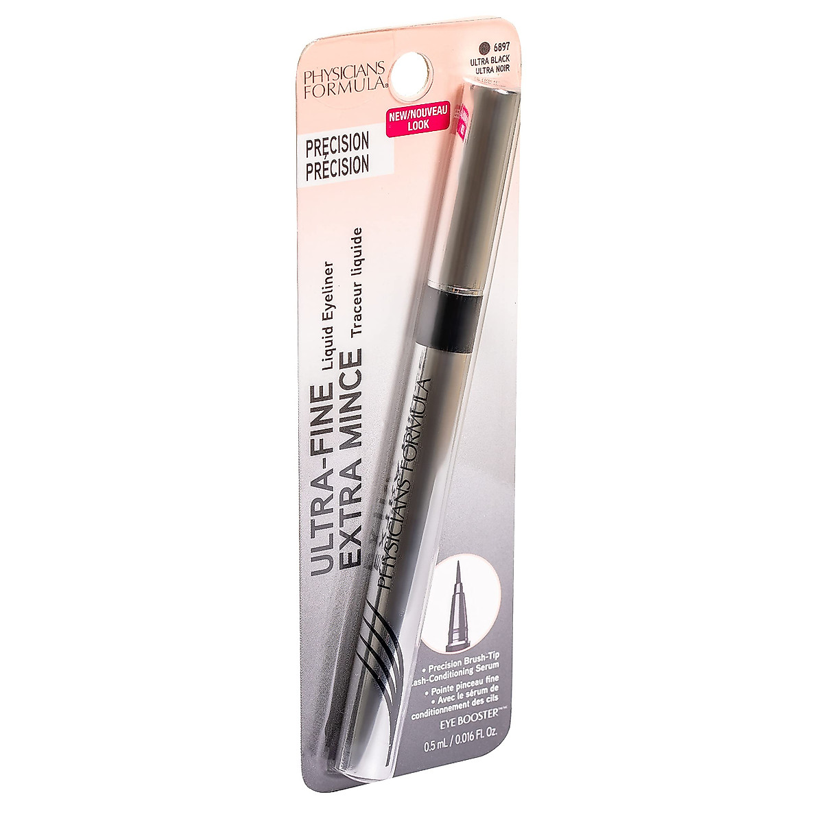 Physicians Formula Eye Booster 2-in-1 Lash Boosting Eyeliner + Serum, Ultra Black, 0.016 Fl Oz (Pack of 1)