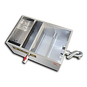 BoTaiDaHong Grease Trap Stainless Steel Interceptor Kitchen Wastewater Oil-Water 35x25x23cm Stable 35 * 25 * 23cm Grease Trap Interceptor for Restaurant Kitchen