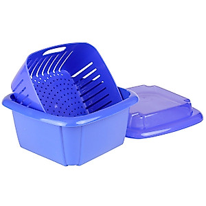 Hutzler 3-in-1 Berry Box, 2 pint, Blue