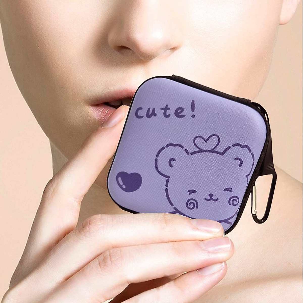 Gxamz Retainer Case Travel Aligner Case Mouth Guard Box with Clip, Organizer Bag, Mirror and Removal Tool Set (Animal)