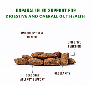 Rocco & Roxie Cat Probiotic Health Supplement for Cats, Prebiotic and Postbiotic for Digestive + Gut Support, Constipation Relief, Anti Diarrhea, Supplements & Vitamins, Chicken Flavored Crunchy Chews