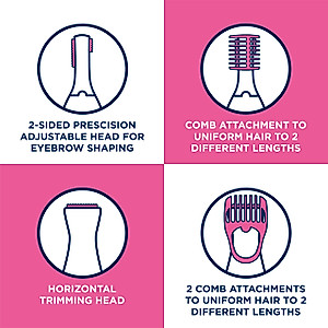 Veet Sensitive Precision Beauty Styler Expert, 1-Pack for Women's Personal Grooming