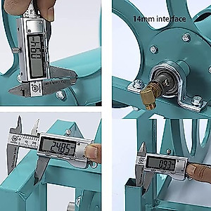 ILOOXI Wall Mounted Garden Hose Reel with Detachable Reel Metal Water Pipe Storage Rack,Wall-Mounted Design,Thickened Wrought Iron,with 3m Hose,1/2" Hose for Yard (Color : A)