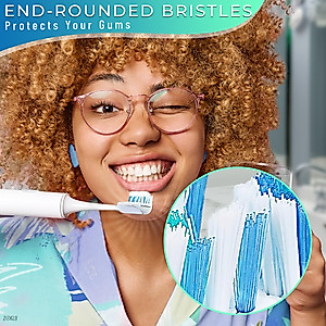 Electric Toothbrush Replacement Brush Heads - 4Pcs Travel Toothbrush Medium Adult Electric Toothbrush Head Replacements - Soft Bristles Spin Brush Heads Replacement Toothbrush Heads For 3733 4732 4734