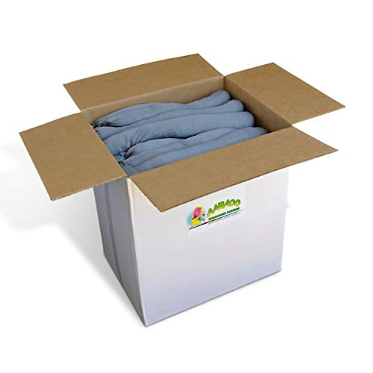 Universal Absorbent Socks – Snake for Oil and Water – 3” x 48” – Absorbing up to 10 Gallons – Super Poly Sock Absorber for Spill by Garage Door or Basement Floor – Pack of 10 (10)