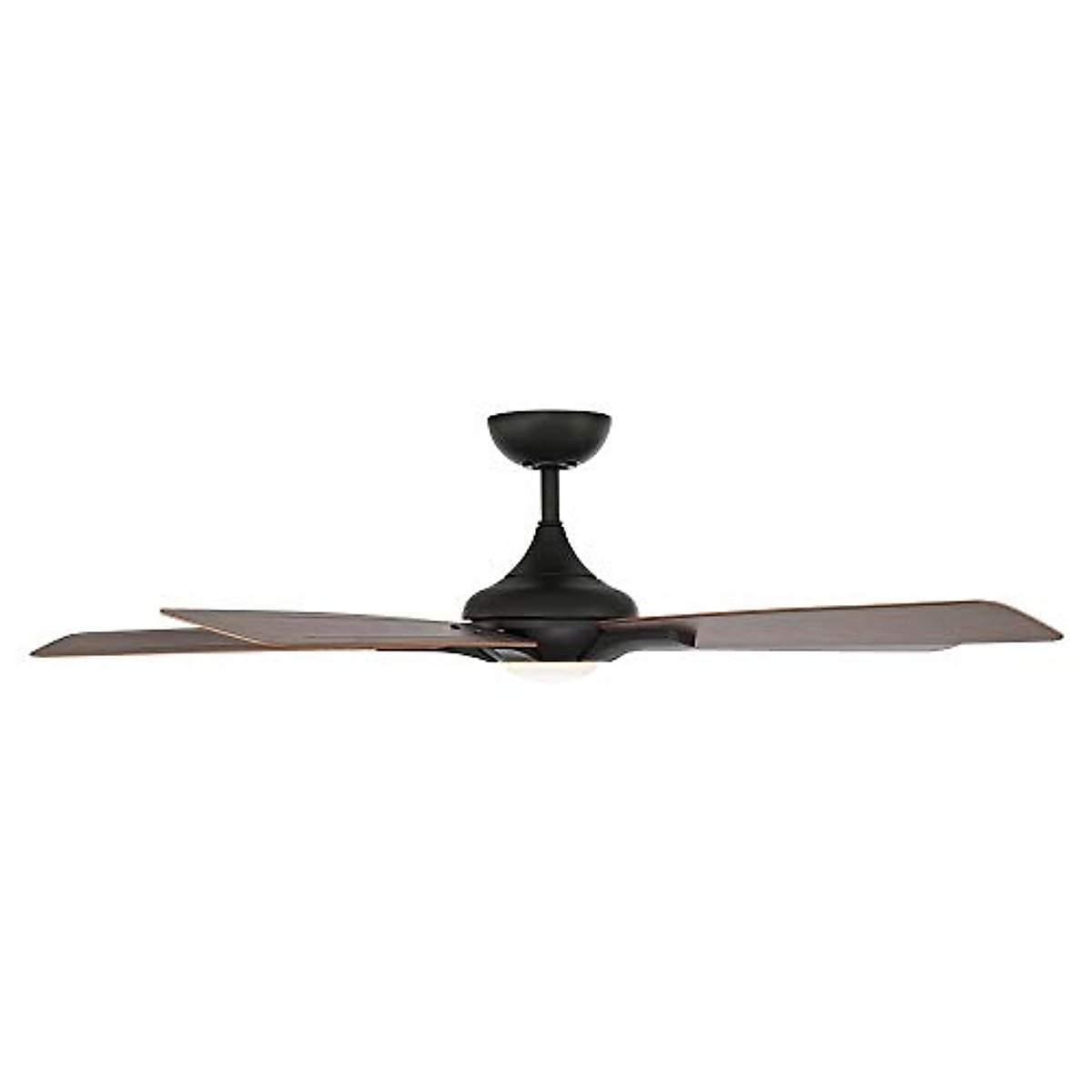 Mykonos Smart Indoor and Outdoor 5-Blade Ceiling Fan 60in Bronze/Dark Walnut with 3500K LED Light Kit and Remote Control works with Alexa, Google Assistant, Samsung Things, and iOS or Android App