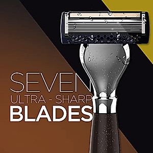 DORCO Pace Classic - Seven Blade Razor System with Pivoting Head and Premium Handle- 9 Pack (1 Handle + 9 Cartridges)