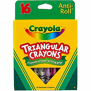 Crayola® Triangular Crayons, Box of 16