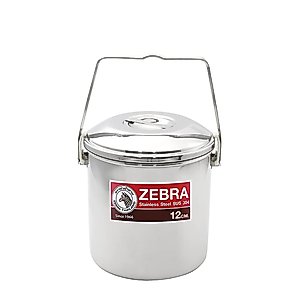 Zebra Loop Handle Pot Stainless Steel (16 cm)