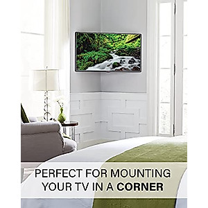 Made for Amazon Universal Full-Motion TV Wall Mount for TVs up to 55" and Compatible with Amazon Fire TVs